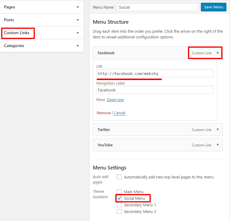 Navigation (menu setup) - Gridlove WordPress Theme Documentation - Meks