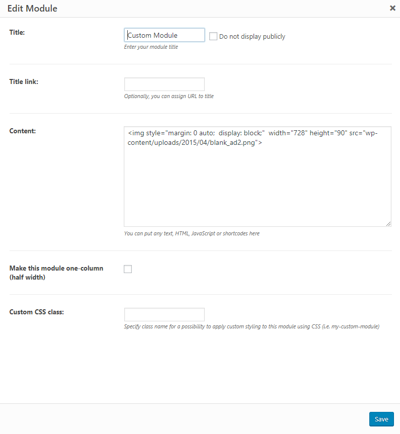 Home Page / Modules - Voice WordPress Theme Documentation - Meks