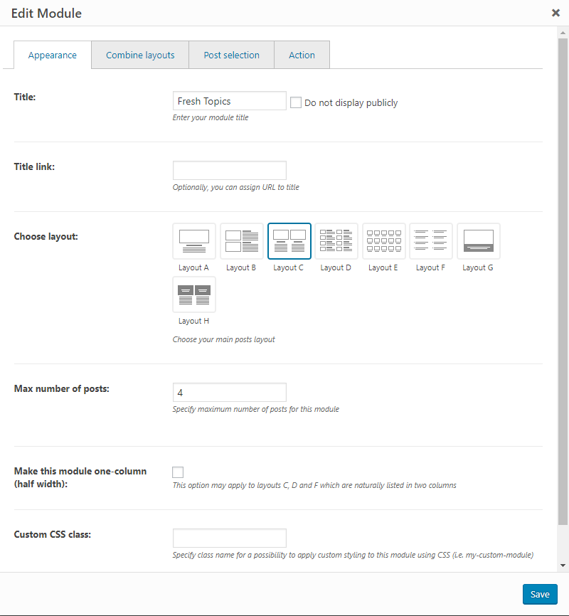 Home Page / Modules - Voice WordPress Theme Documentation - Meks