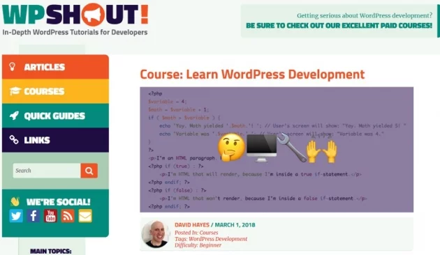 5 WordPress courses to kickstart your knowledge and career - Meks