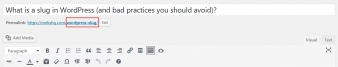 What is a slug in WordPress (and bad practices you should avoid)? - Meks