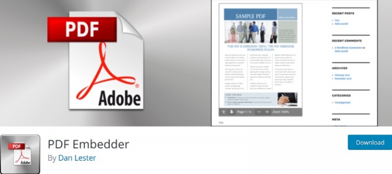 How to embed PDF in WordPress + 7 free plugins to choose from - Meks