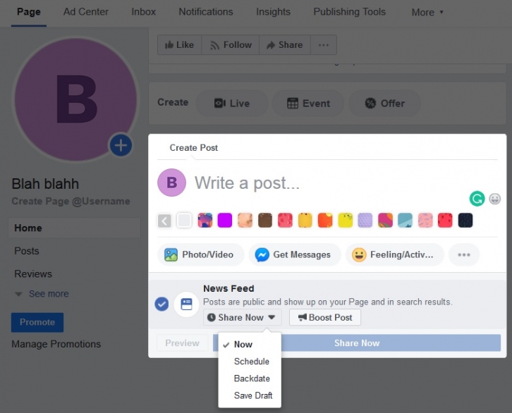 How to create a Facebook Page for your blog (plus PRO tips) - Meks