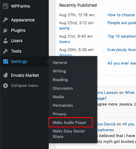 Player - Roogan WordPress Theme Documentation - Meks